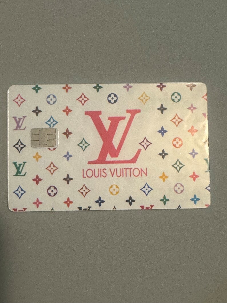 Colorful Print Credit Card Sticker, Funny Credit Card Skin, Card Wrap ...