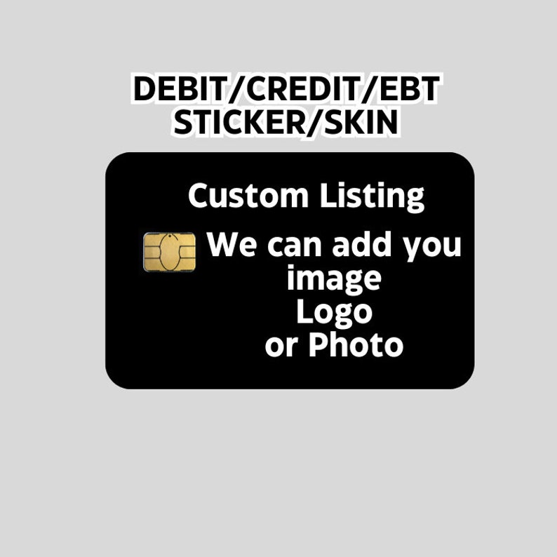 Custom Card Sticker, Funny Credit Card Skin, Card Wrap Sticker, Debit ...