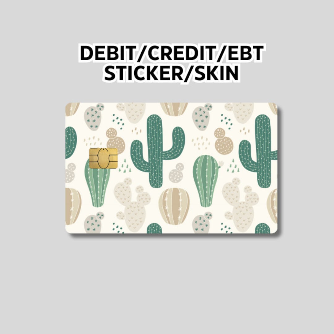 Western Credit Card Sticker, Funny Credit Card Skin, Card Wrap Sticker ...