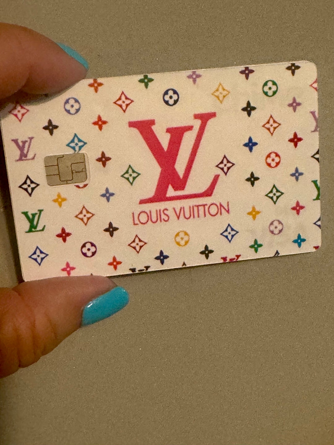 Colorful Print Credit Card Sticker, Funny Credit Card Skin, Card Wrap ...