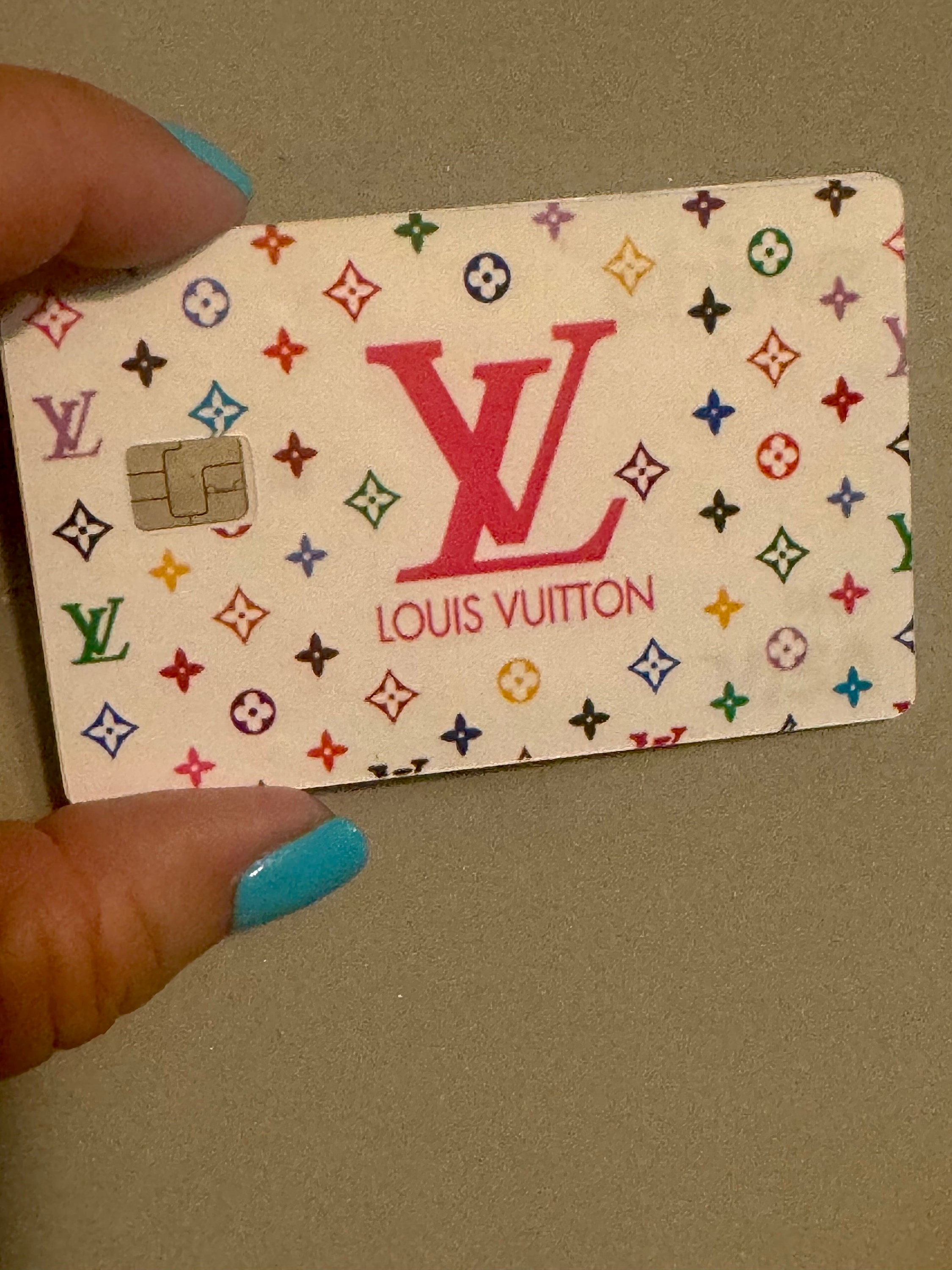 Colorful Print Credit Card Sticker, Funny Credit Card Skin, Card Wrap ...