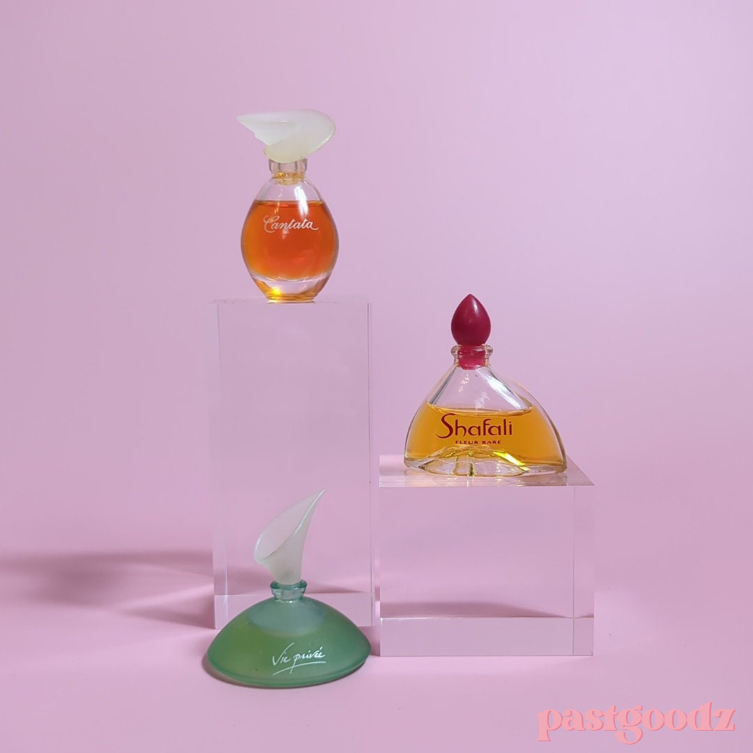 3 Vintage Yves Rocher Mini Perfume Bottles, Shafali, Cantata, Vie ...