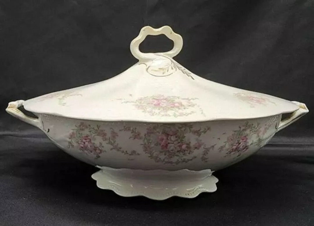 Antique Homer Laughlin the Angelus Oval Covered Serving Dish - Etsy