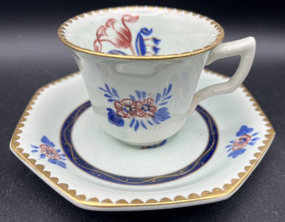 Vintage Adams Calyx Ware Georgian Hand Painted Adams England Cup and ...