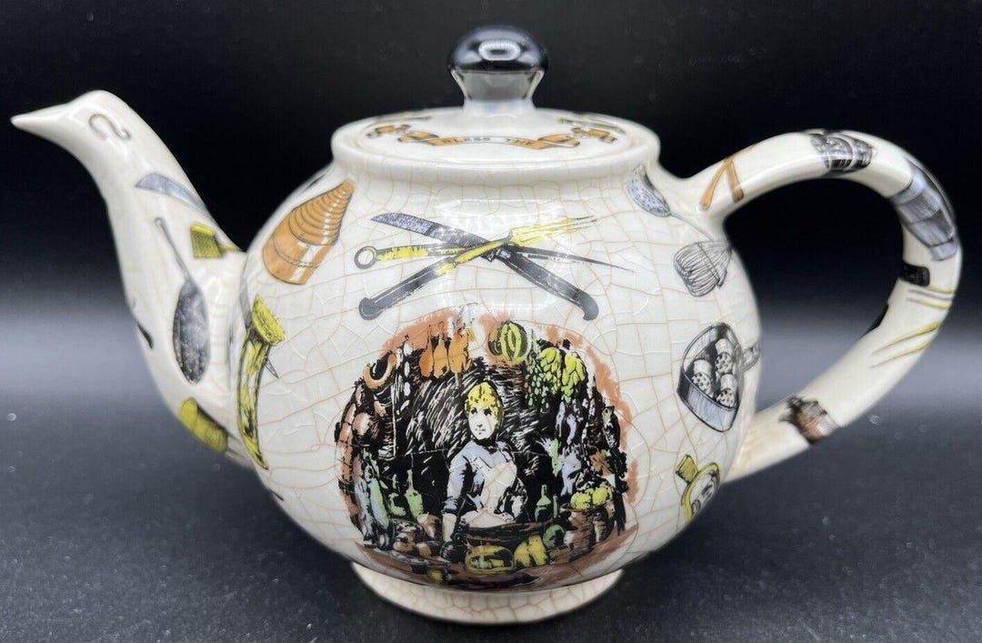 Vintage Paul Cardew Bless the Cook 16oz Teapot With Lid Chef Baker ...