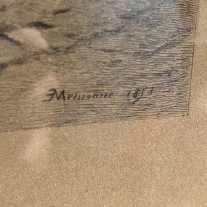 Pair of Jean-louis Ernest Messonier Framed Etching Panels - Etsy