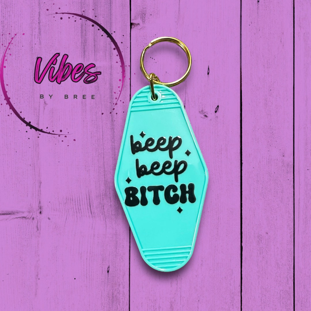 Beep Beep Keychain, Vintage Keychain, Retro Keychain, Gift for Her ...