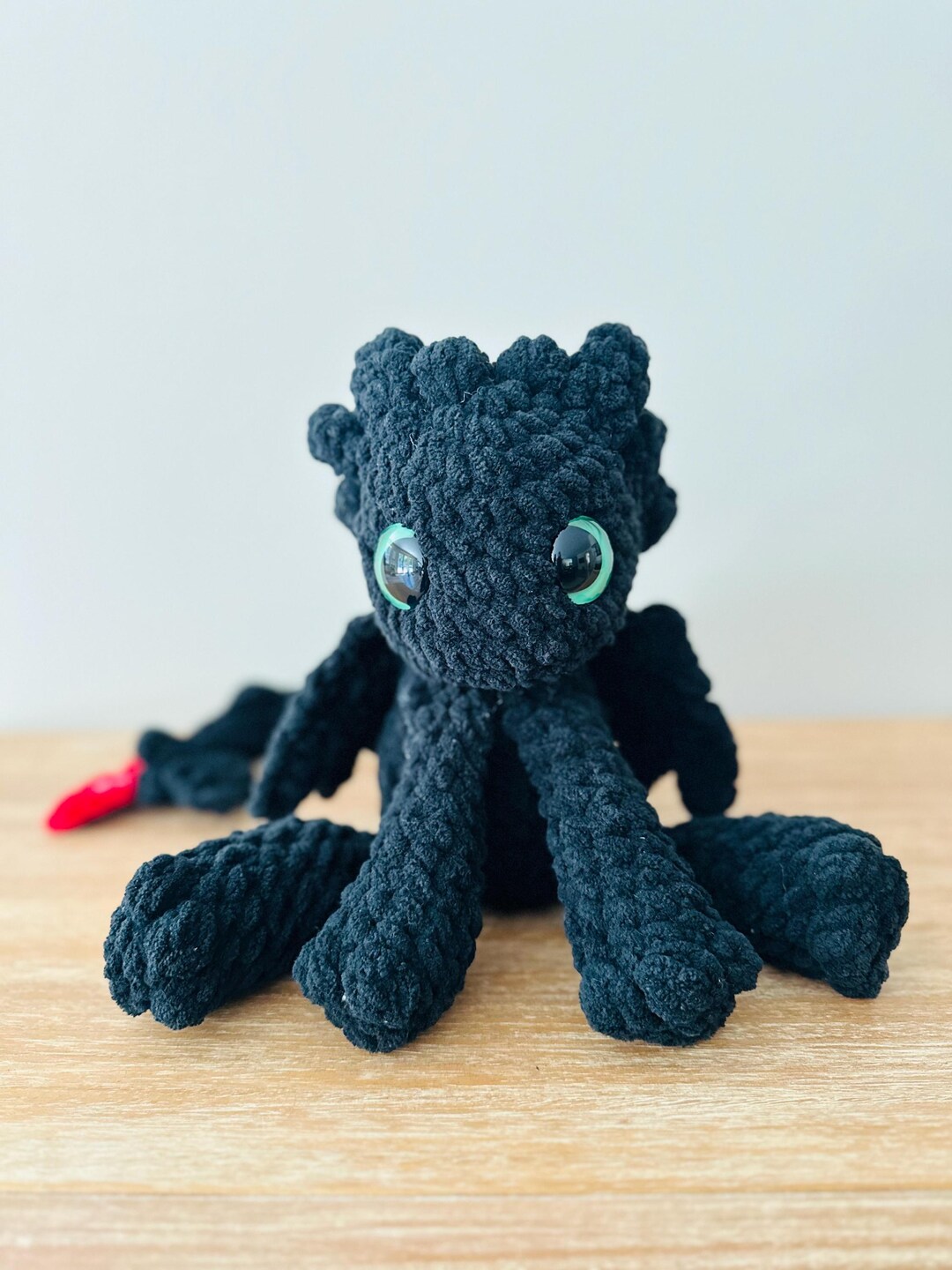 Crochet Night Fury Plush/crochet Dragon - Etsy