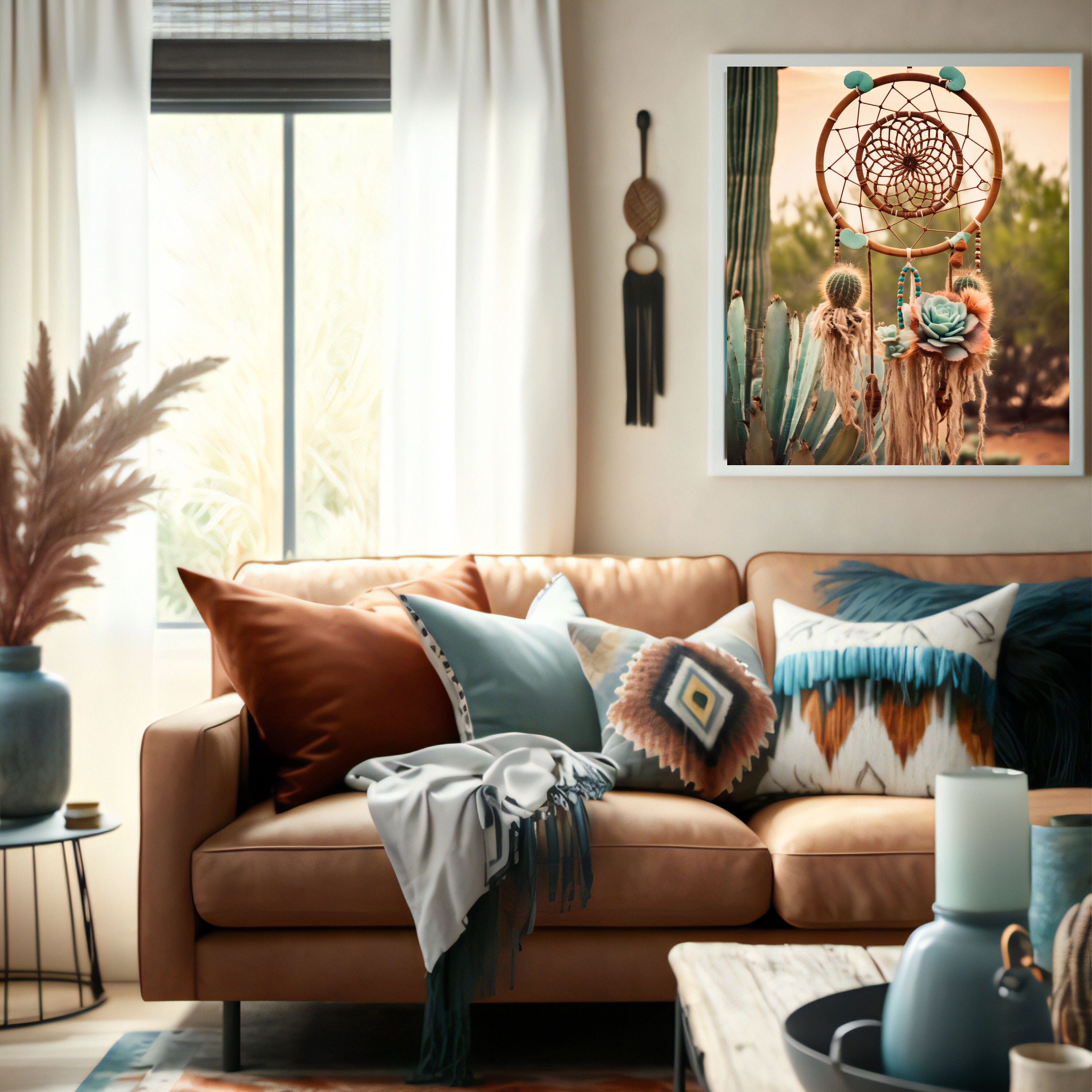 Western Gallery Wall, Boho Set of 6 Prints, Southwestern Printable Art ...