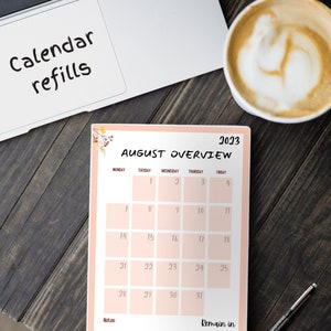 This Christian Teacher Printable Planner CALENDAR REFILLS Filled With ...