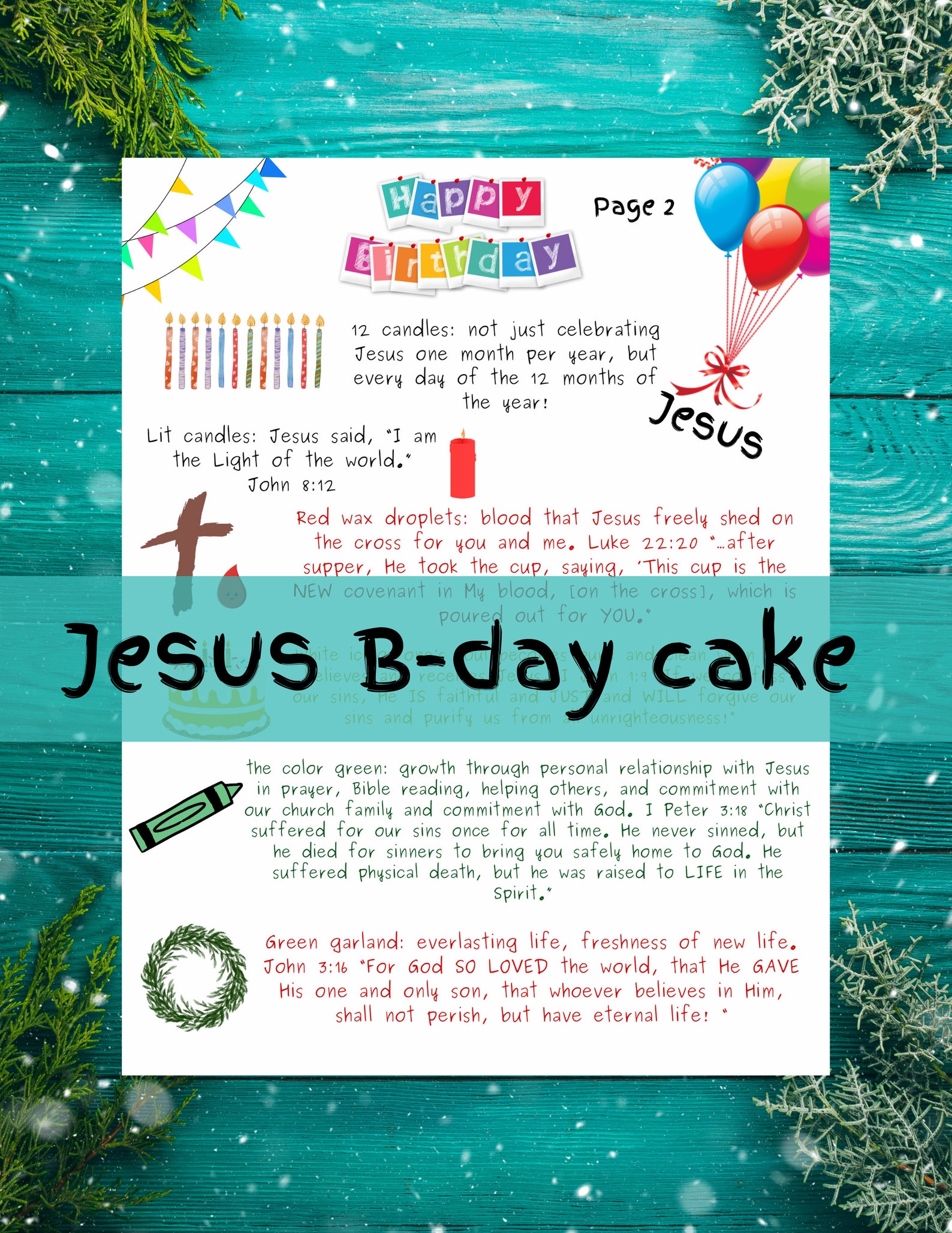 Happy Birthday Jesus Party Christmas Jesus Birthday Cake, Nativity Cake ...