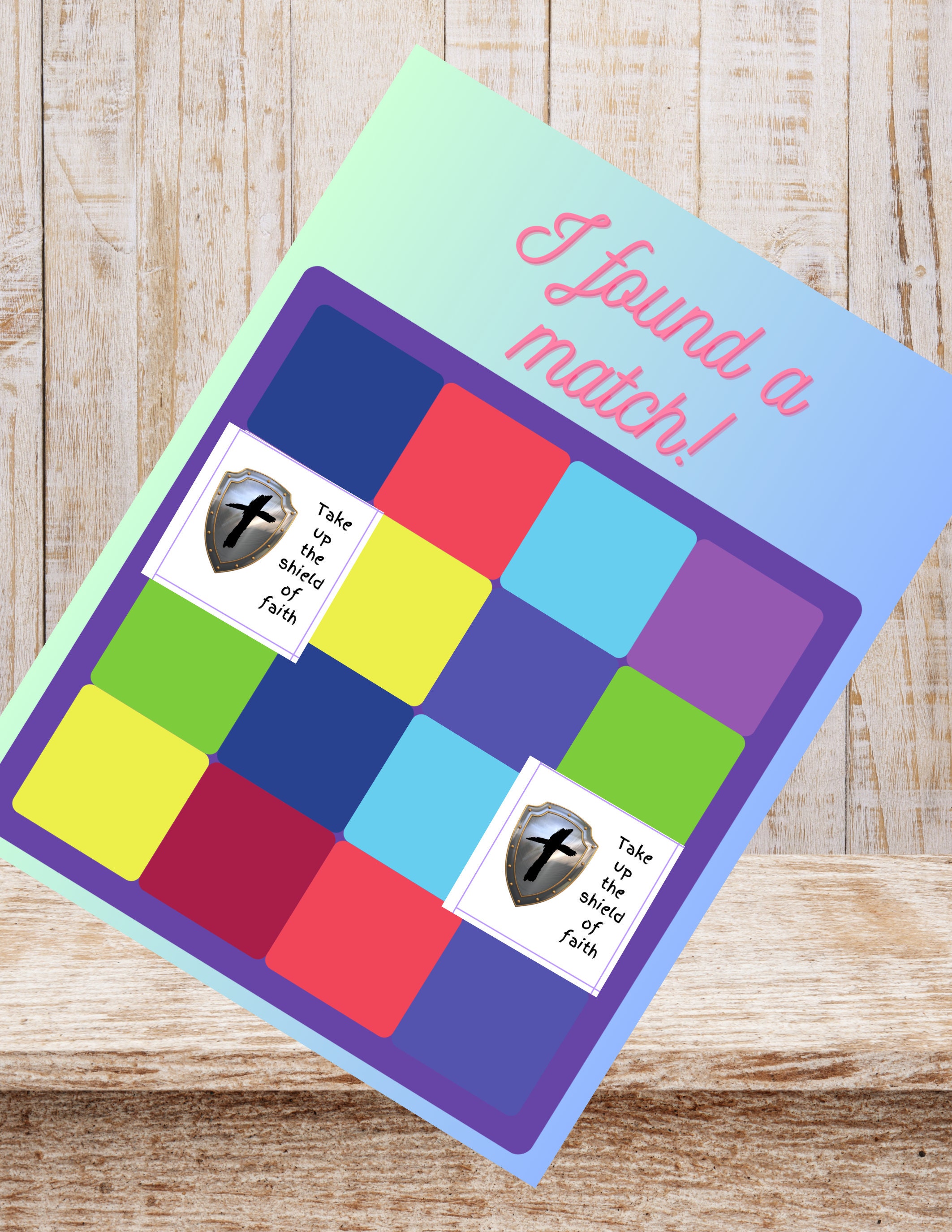 Armor of God Memory Verse Game: Ephesians 6 Printable (digital Download ...