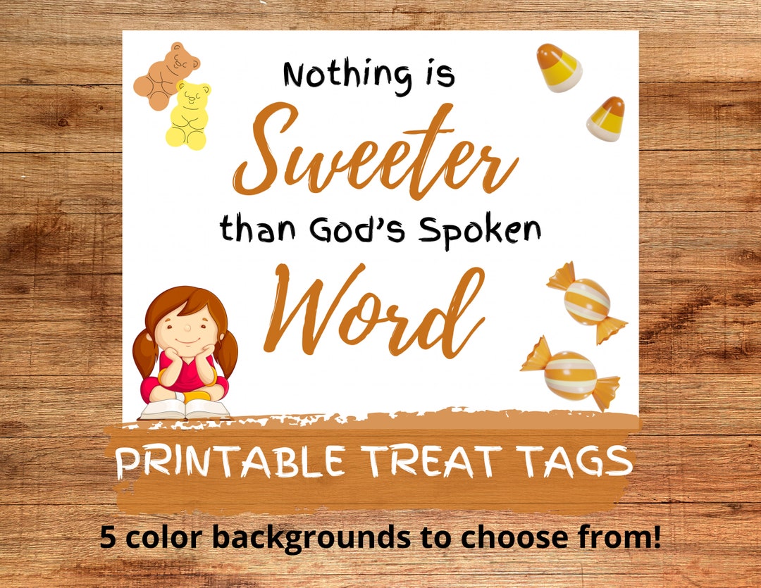 Trunk or Treat Candy Gram Tags: Christian Halloween Treat (PDF) - Etsy