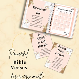 This Christian Teacher Printable Planner CALENDAR REFILLS Filled With ...