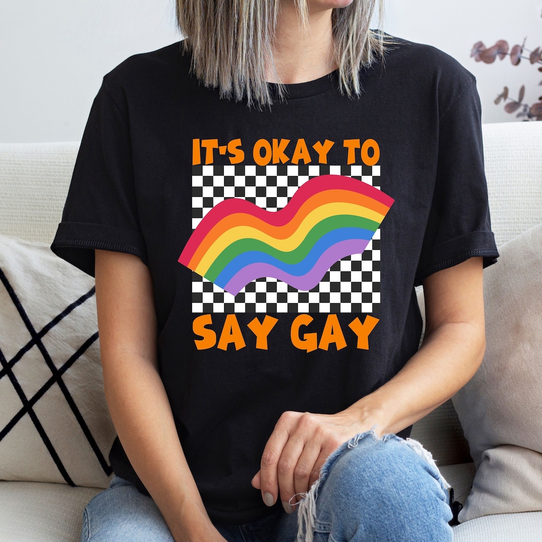 It's Okay to Say Gay Shirt, LGBTQ Equal Rights Shirt, Pride Ally Gift ...