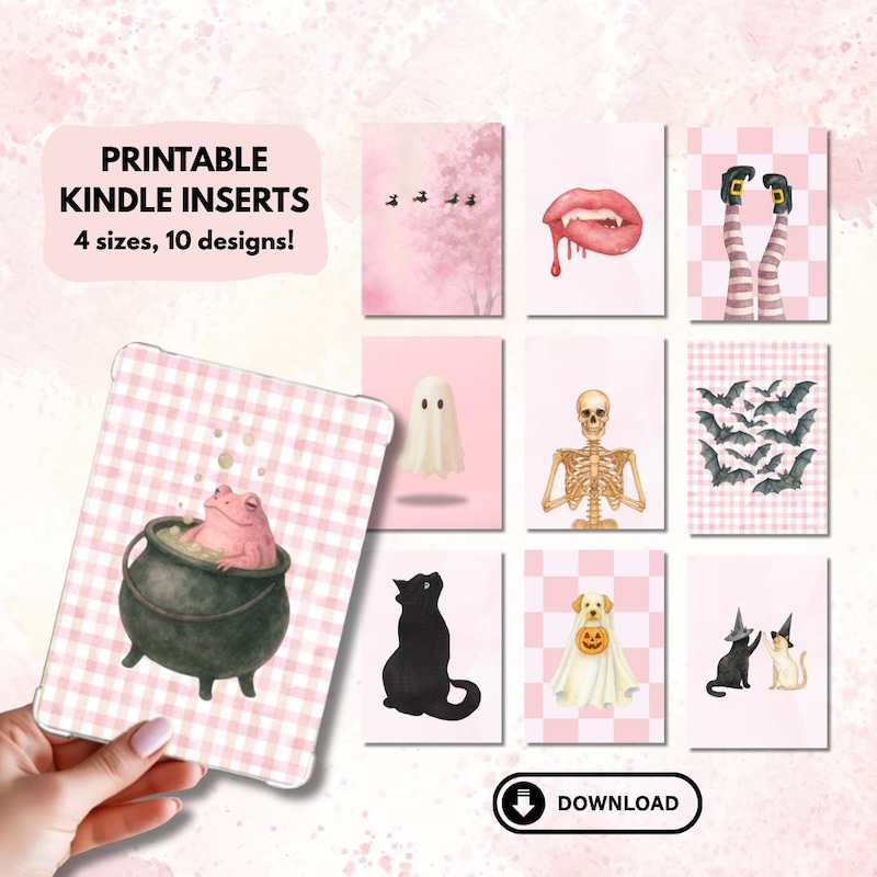 Printable Kindle Insert - Etsy