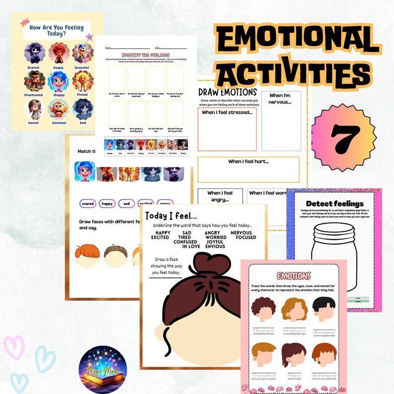 Coping Skills Therapy Flashcards for Kids, Emotional Regulation and ...