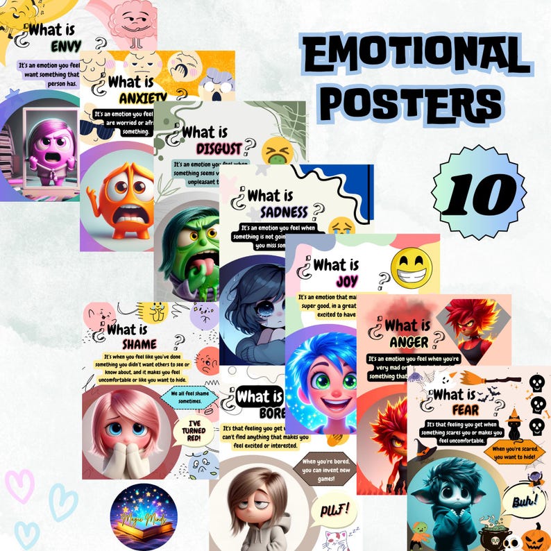 Coping Skills Therapy Flashcards for Kids, Emotional Regulation and ...