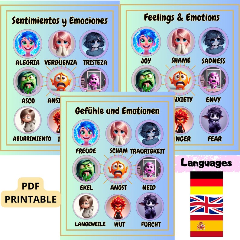 Coping Skills Therapy Flashcards for Kids, Emotional Regulation and ...