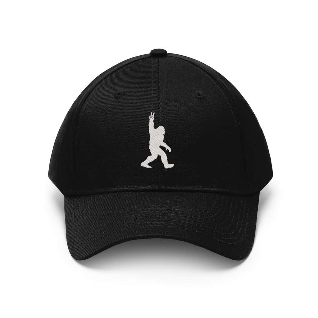 Cute Yeti Hat, Big Foot Hat, Big Foot Silhouette Cap, Big Foot Gifts ...