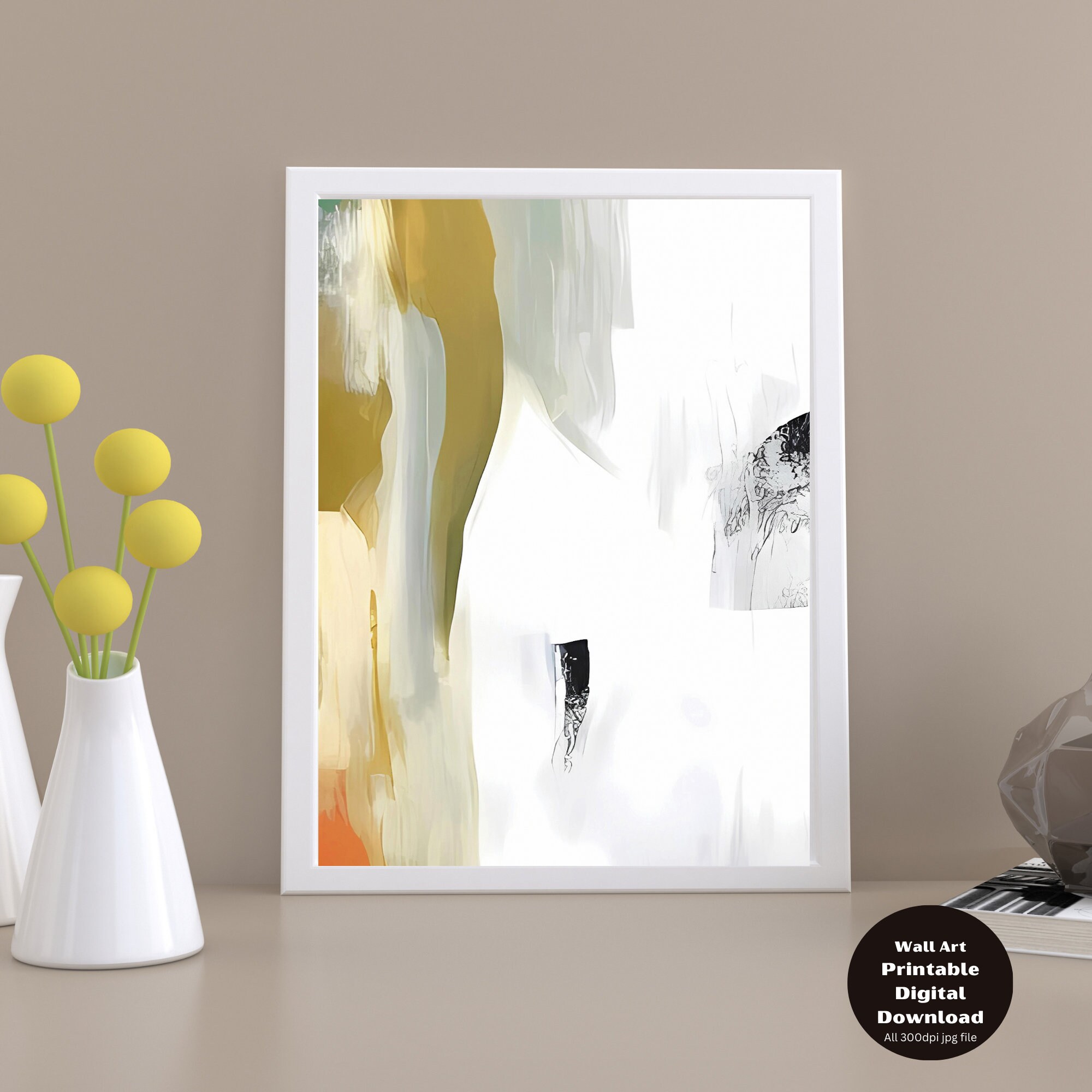 The Run Abstract Printable for a Dynamic Wall Art Display - Etsy