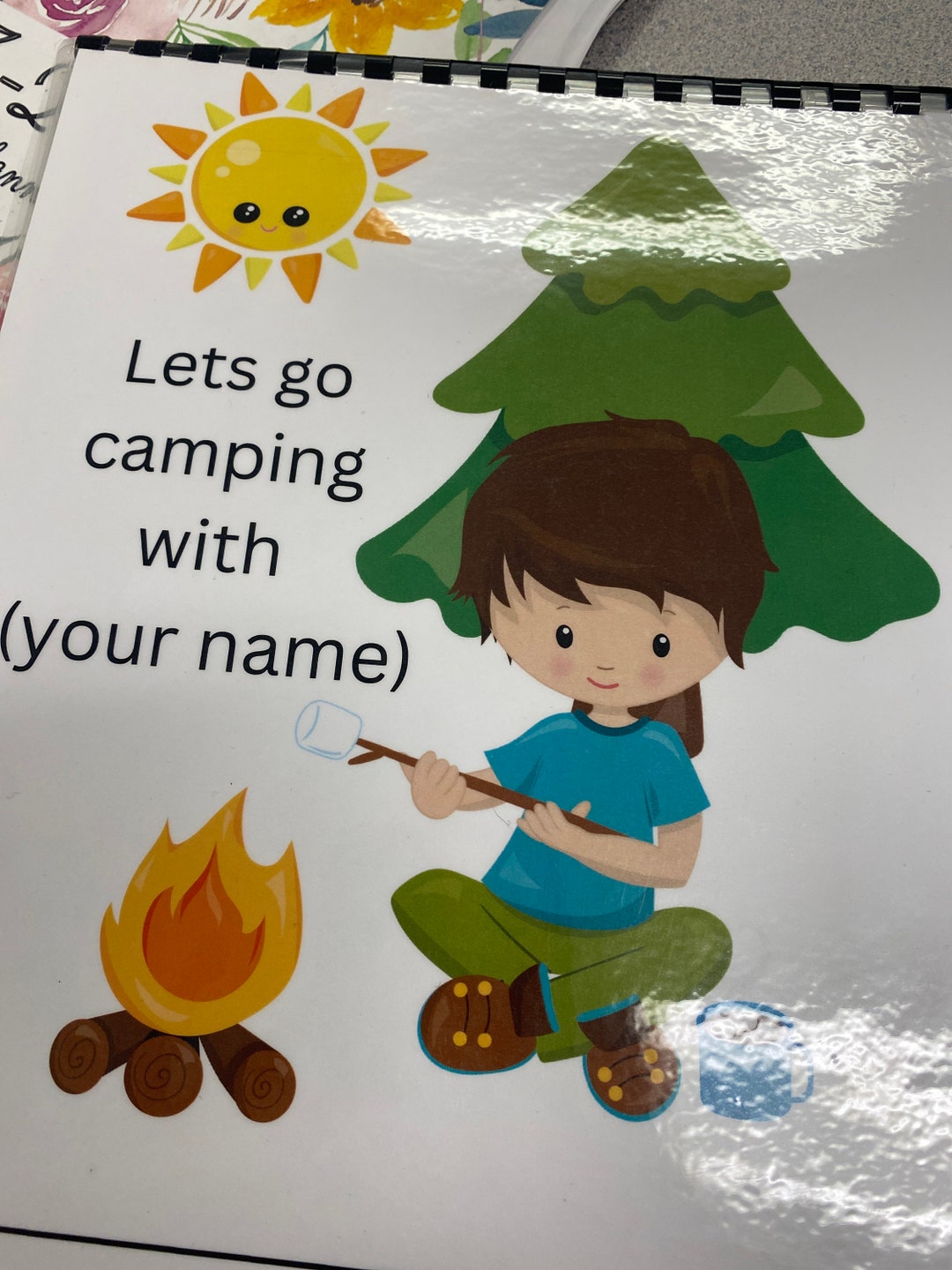 Adapted Book-lets Go Camping - Etsy