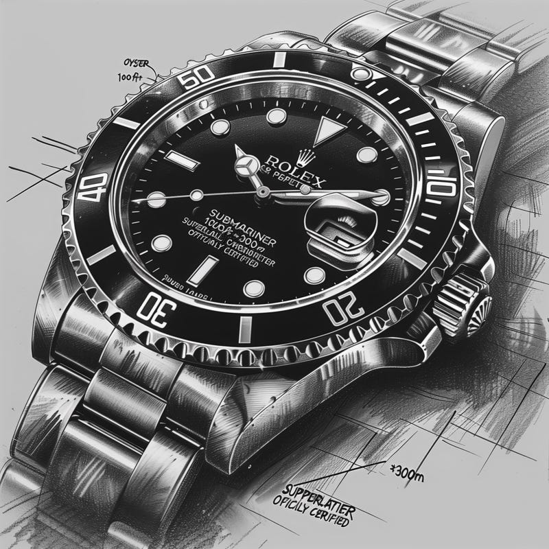 Rolex Wall Art - Etsy