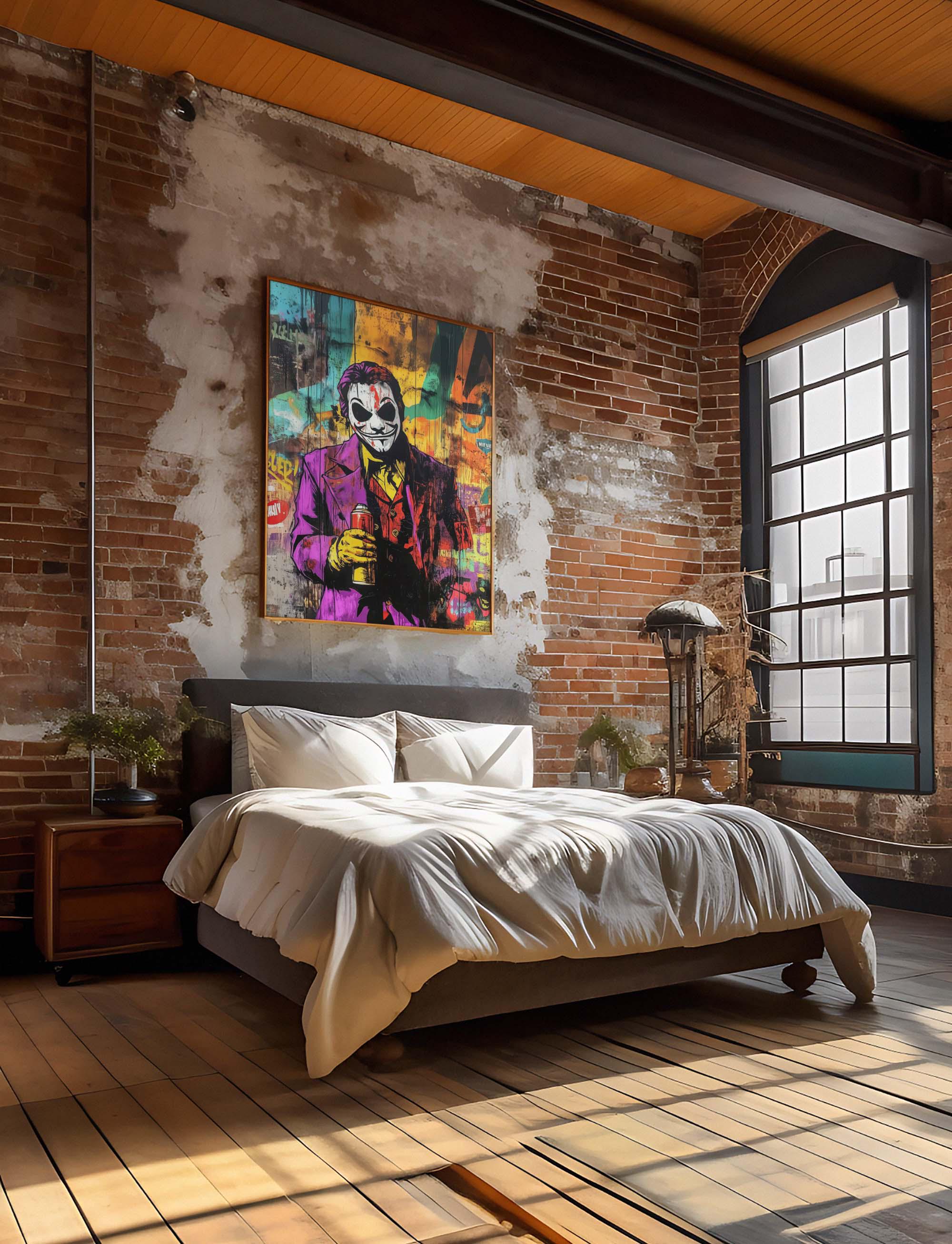 Vibrant Street Art Digital Download – Corporate Greed Satirical Mural ...