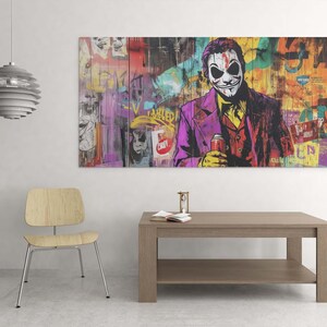 Vibrant Street Art Digital Download – Corporate Greed Satirical Mural ...