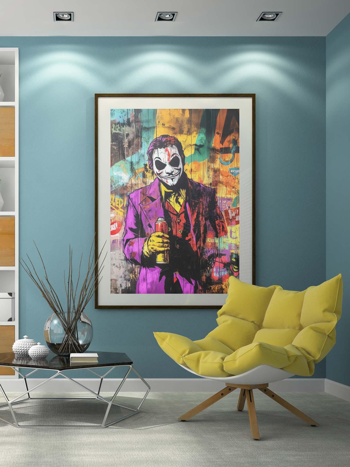 Vibrant Street Art Digital Download – Corporate Greed Satirical Mural ...