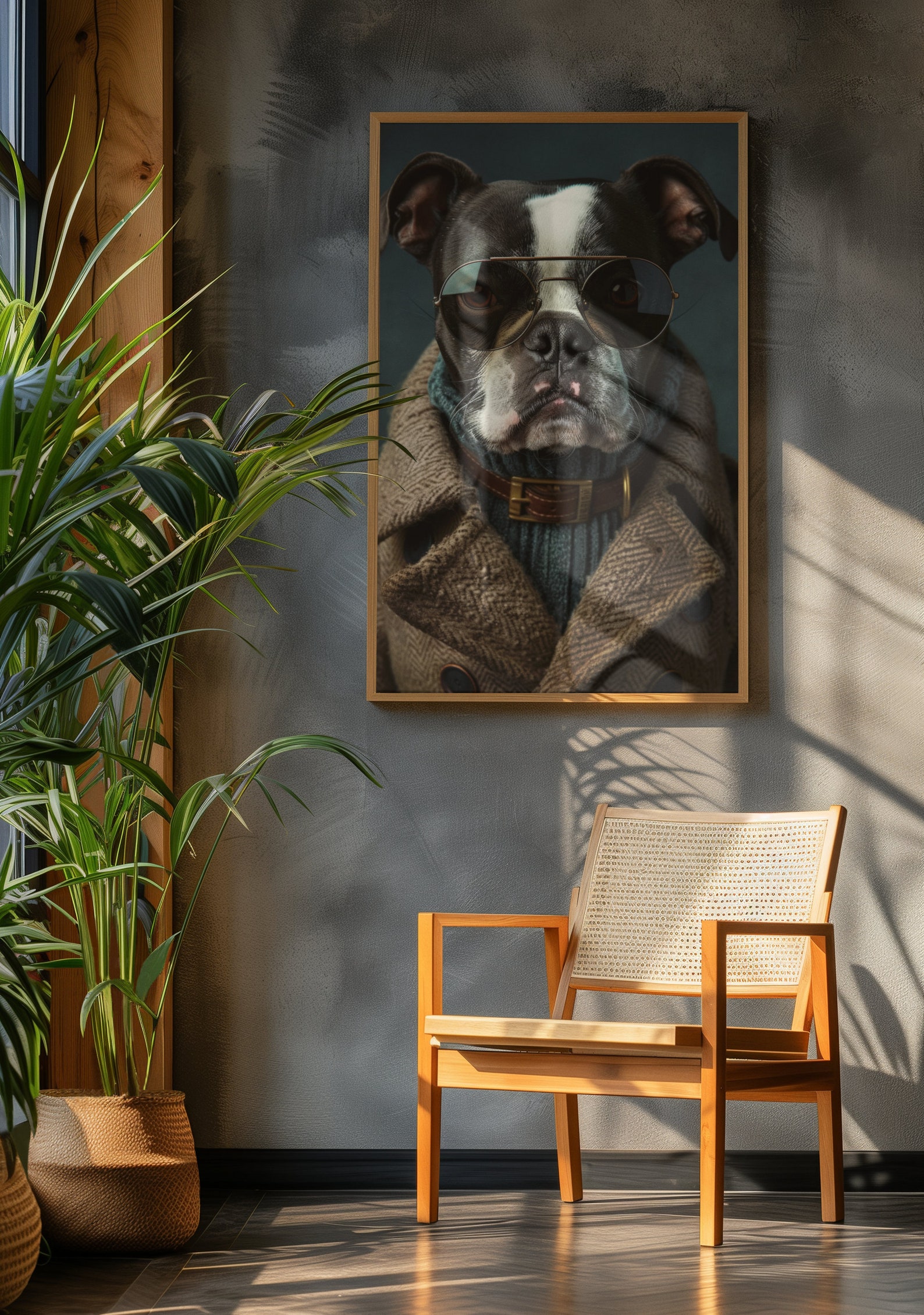 Boston Terrier Wall Art, Art Print, Wall Art, Funny Wall Decor, Boston ...