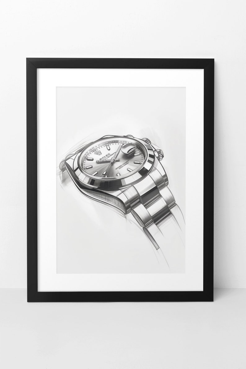 Step Into the Future With a Rolex Datejust 41 Watch Design Sketch ...