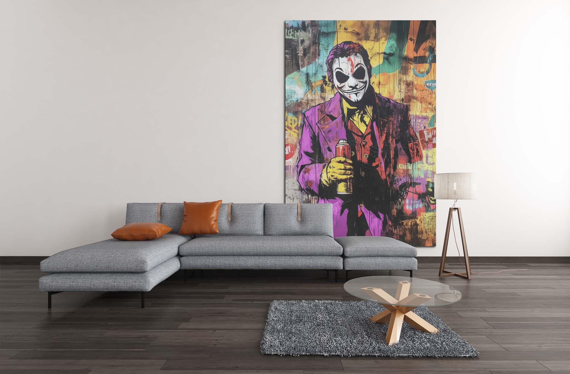 Vibrant Street Art Digital Download – Corporate Greed Satirical Mural ...