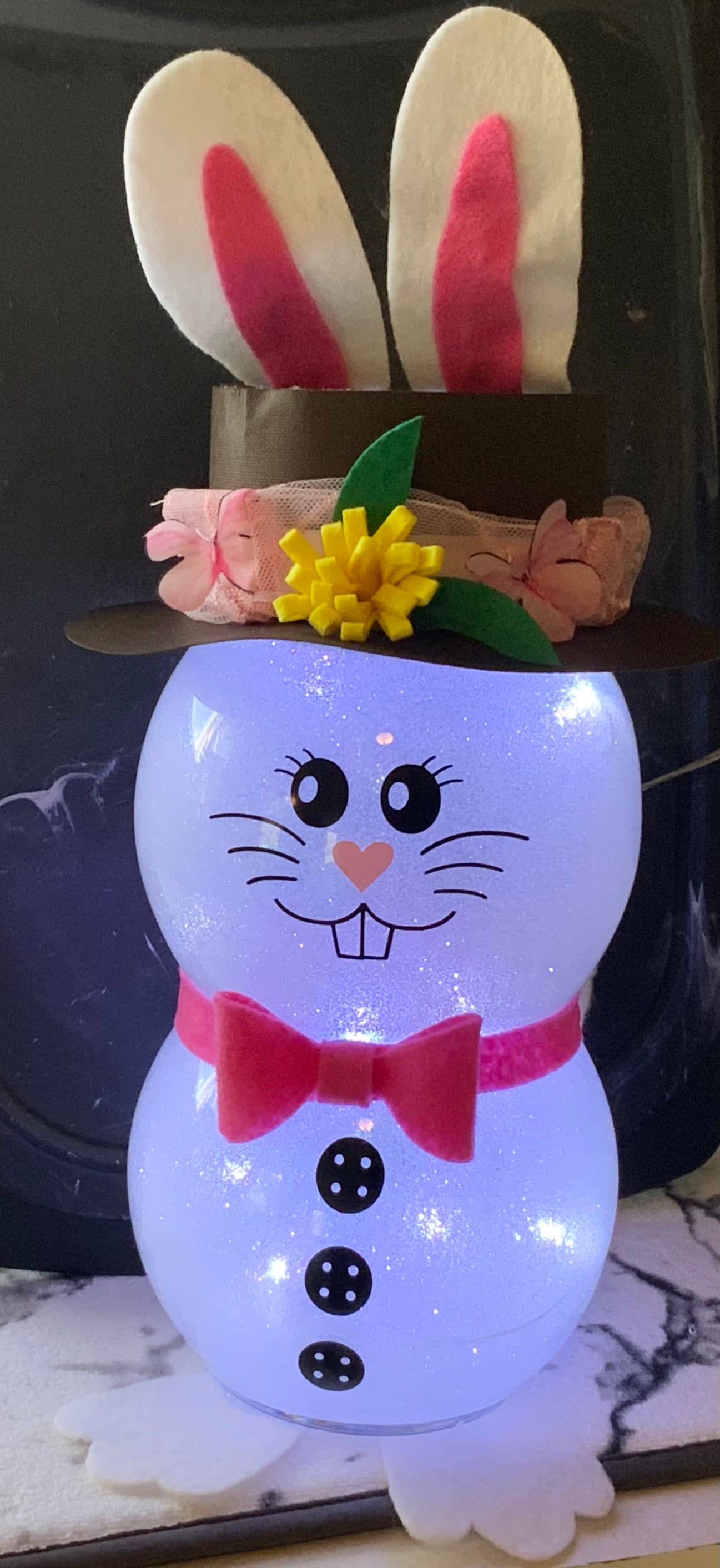 Light up Easter Bunny - Etsy