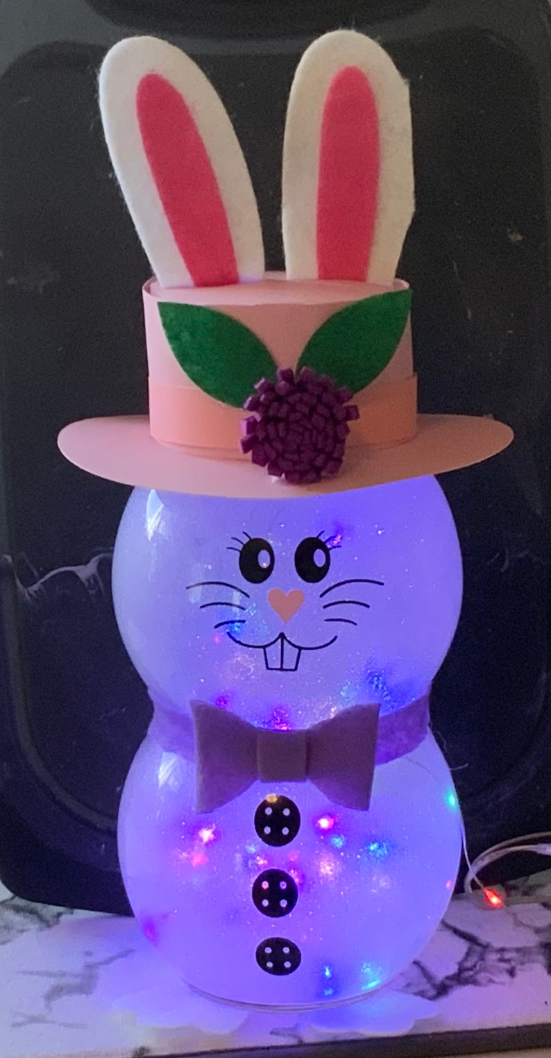 Light up Easter Bunny - Etsy