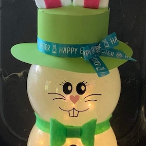 Light up Easter Bunny - Etsy