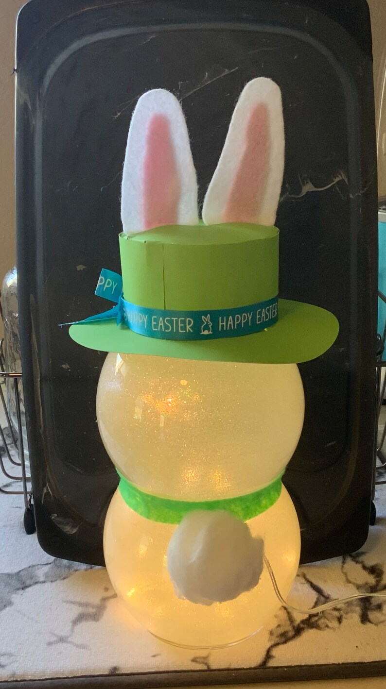 Light up Easter Bunny - Etsy