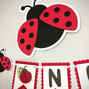Giant Ladybug Die Cut Party Decorations. Lady Bug Birthday Party ...