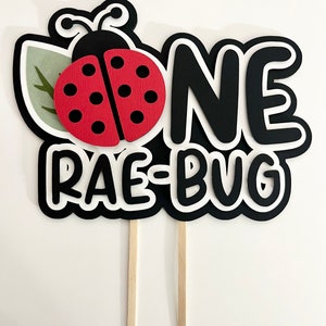 Ladybug First Birthday Cake Topper. Ladybug Party Decorations ...