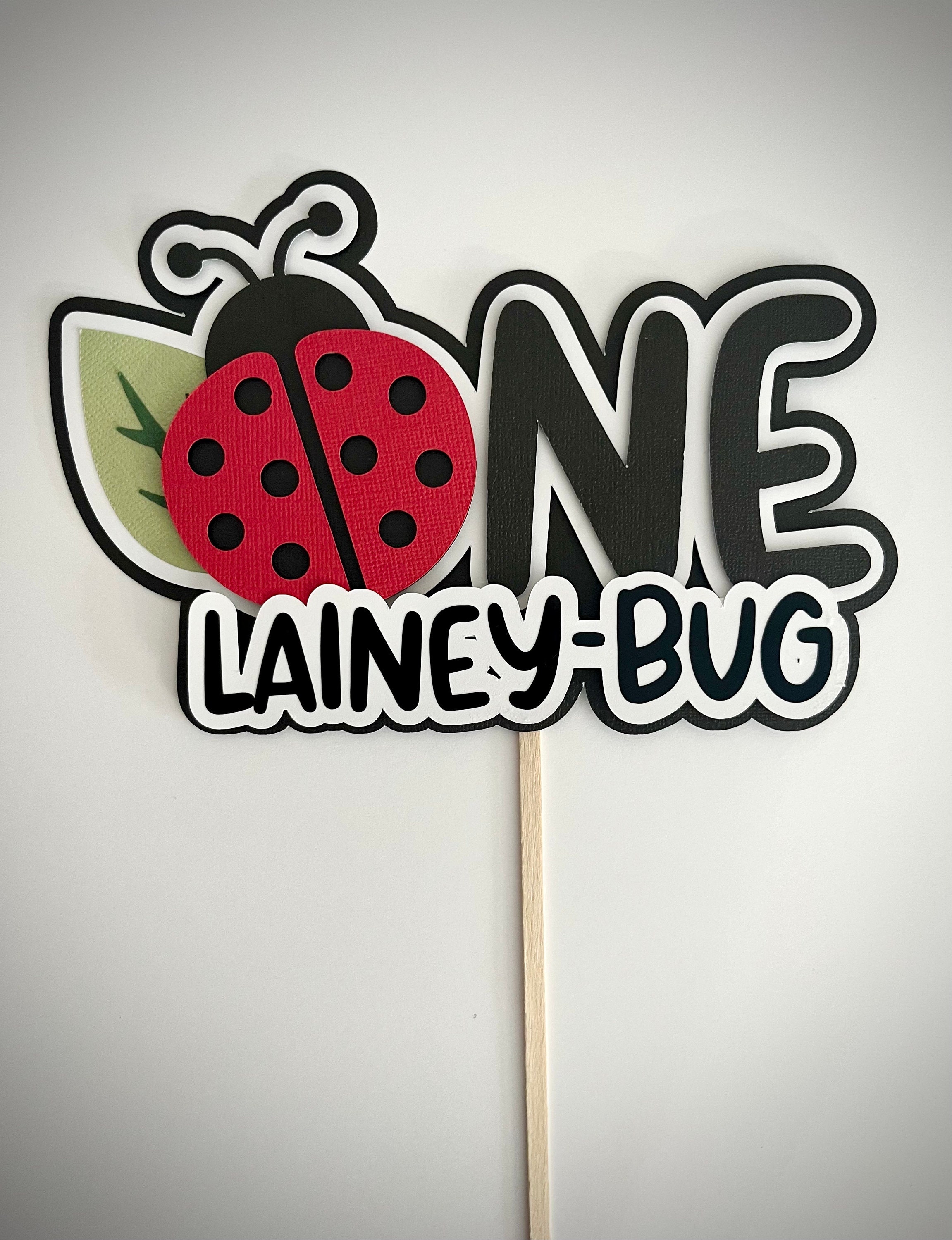 Ladybug First Birthday Cake Topper. Ladybug Party Decorations ...
