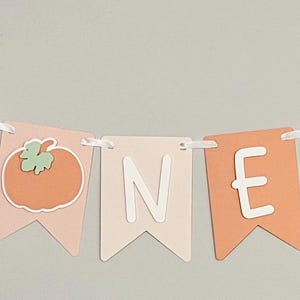 Pumpkin First Birthday Highchair Banner. 1st Birthday. Pumpkin Birthday ...