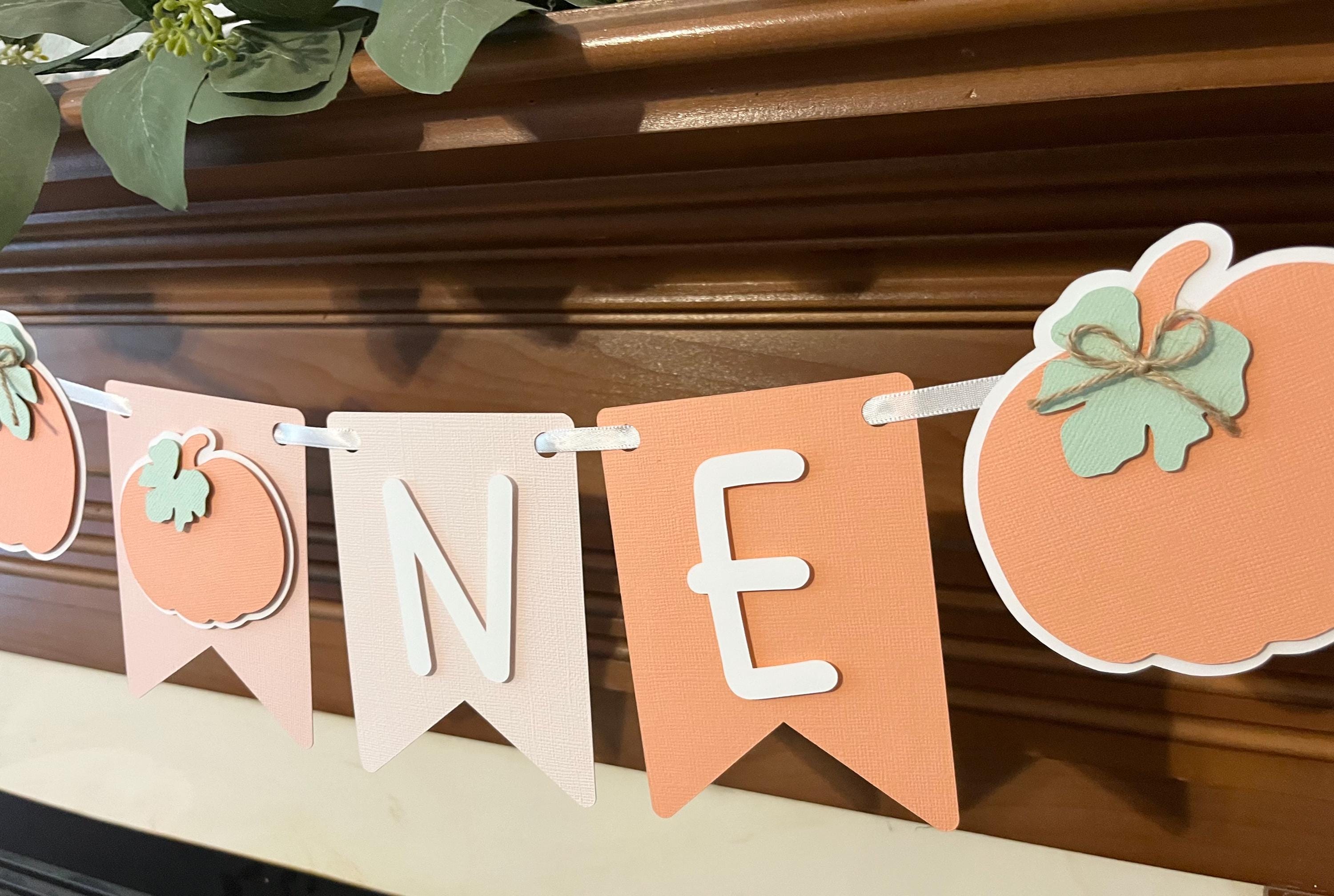 Pumpkin First Birthday Highchair Banner. 1st Birthday. Pumpkin Birthday ...