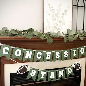 Concession Stand Banner. Concession Stand Birthday Banner. Football ...