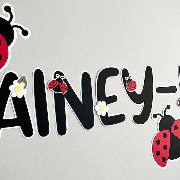Ladybug Banner - Etsy