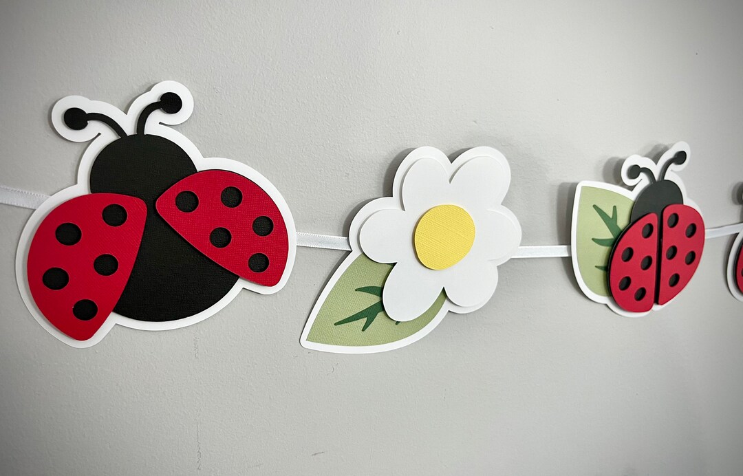 Ladybug Birthday Party Decorations. Ladybug Birthday Banner - Etsy