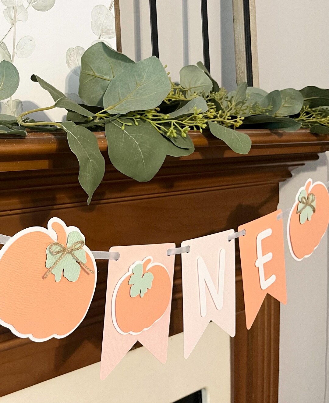Pumpkin First Birthday Highchair Banner. 1st Birthday. Pumpkin Birthday ...