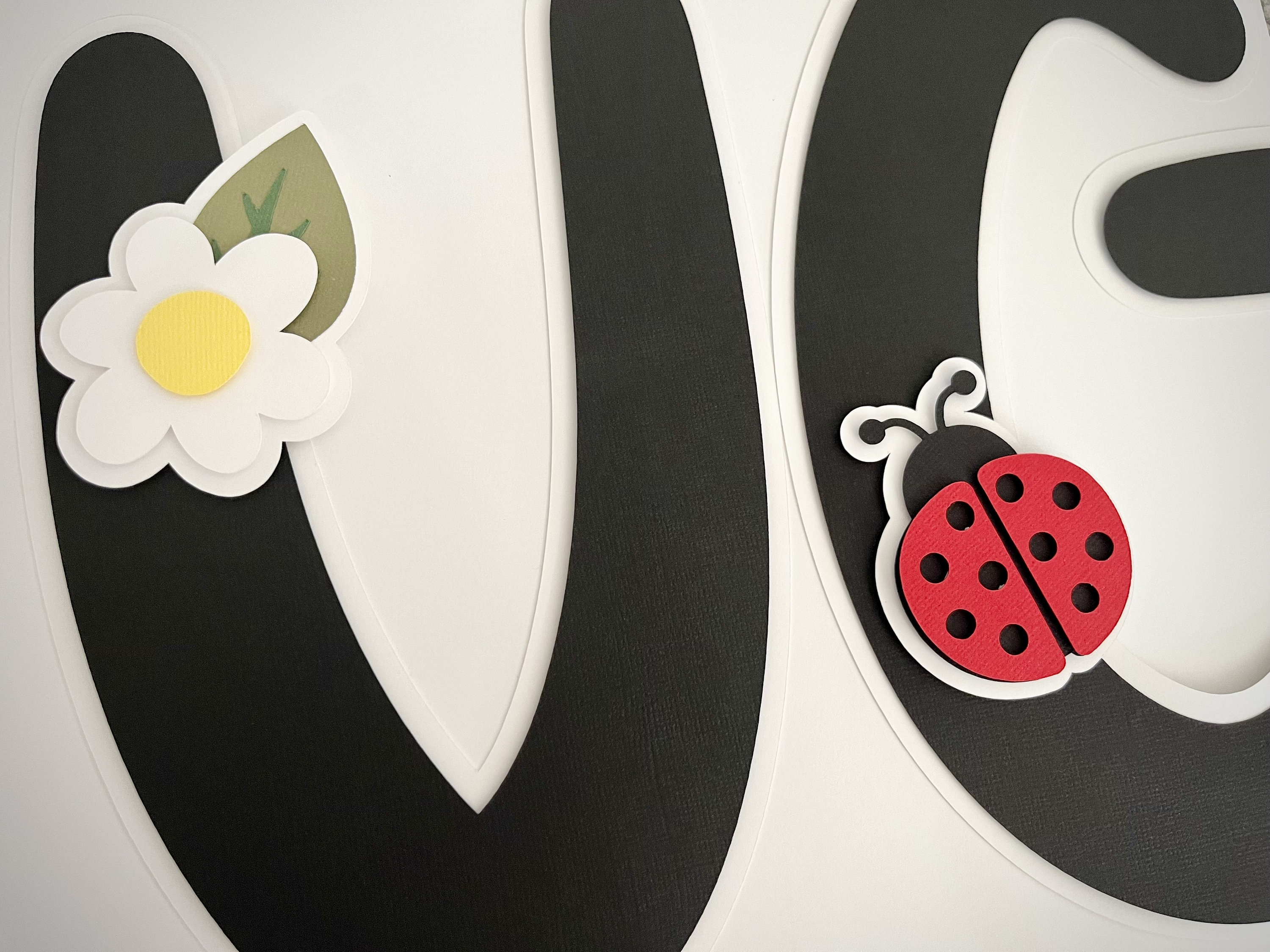 Personalized Ladybug Large Name Banner Sign for Birthday Party or ...