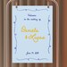 Whimsical Menu Template Place Card Wedding Menu Template Funky Menu ...