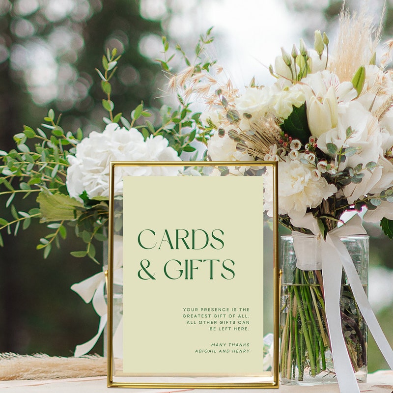 Gifts Table Sign - 60+ Gift Ideas for 2024