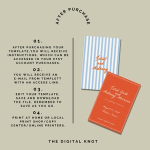 Handwritten Save the Date Template Whimsical Save the Date Double Sided ...